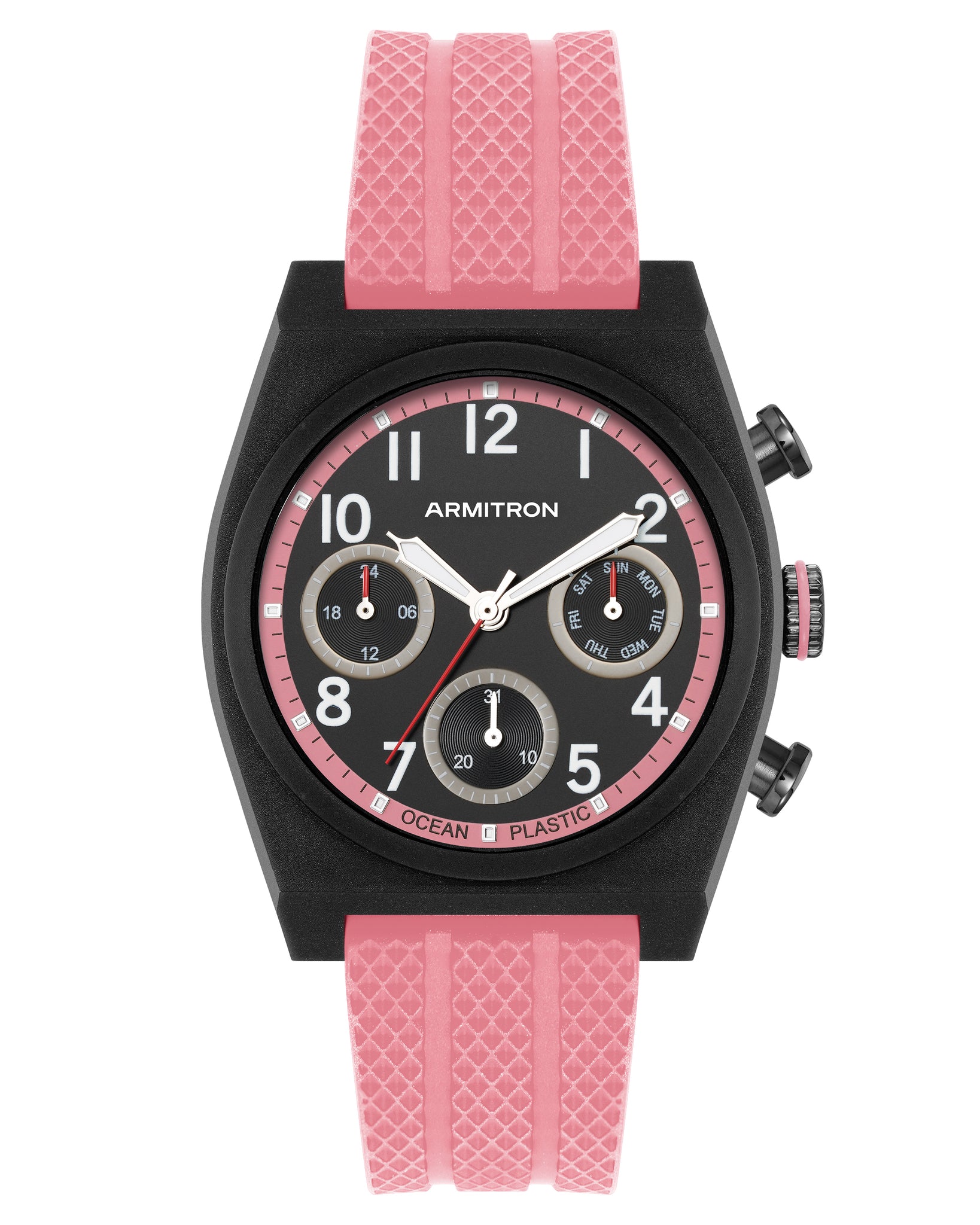 Wave™ | 40mm, Pink | Sustainable Round Watches