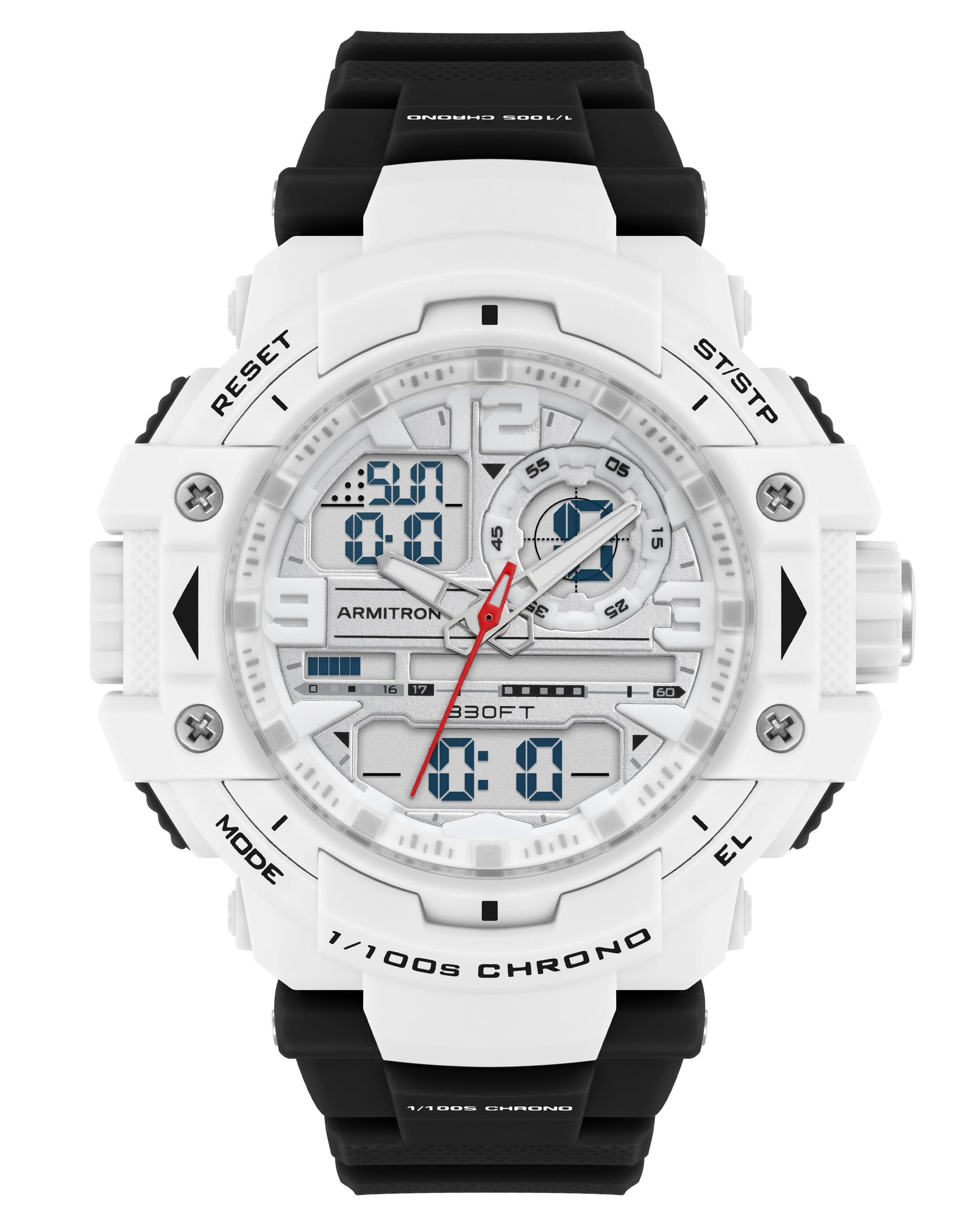 Dual™ | 52mm, White/Black | ANA-DIGI Sport Watch