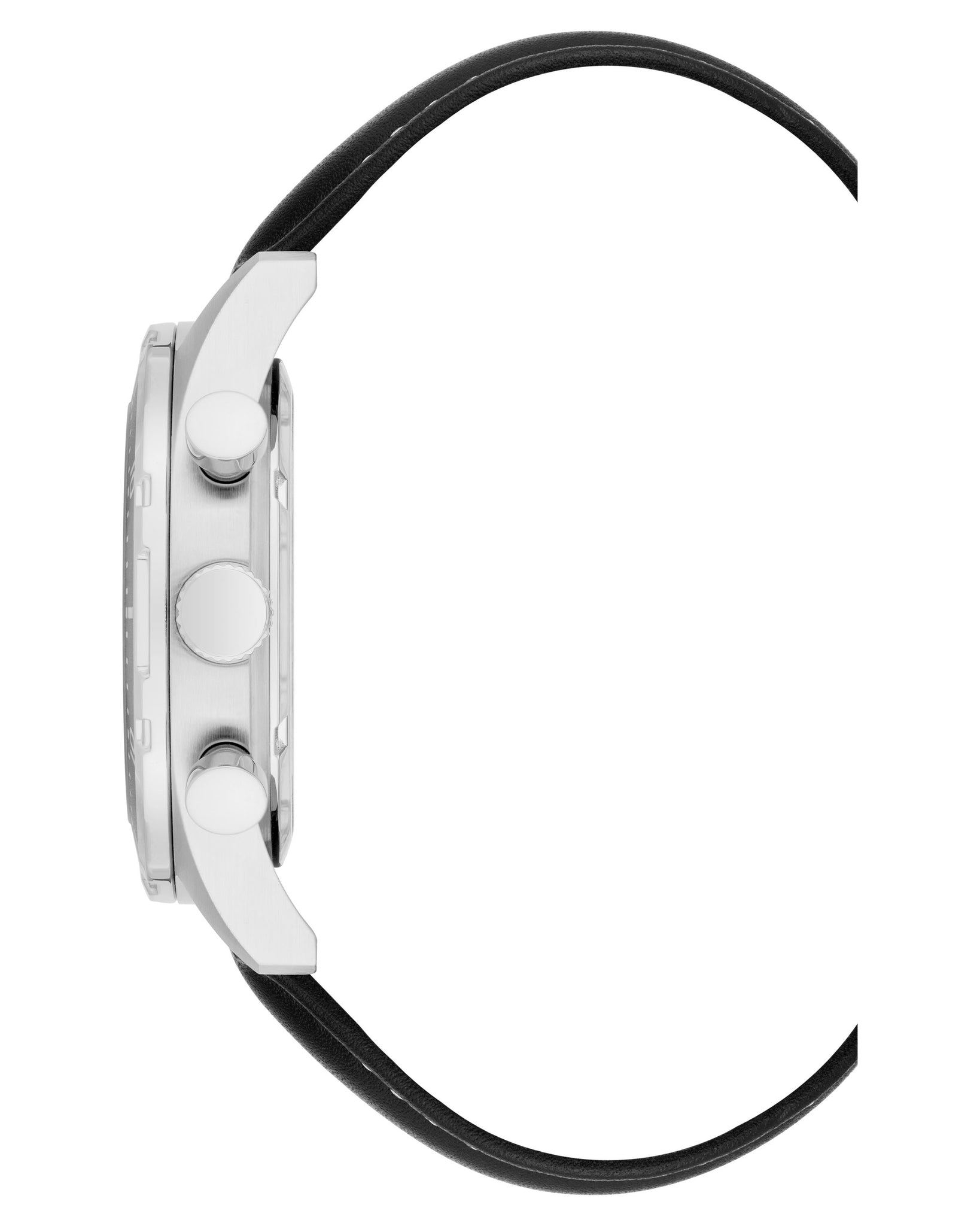 The Lloyd Watch | Black Leather and Silver | Armitron.com