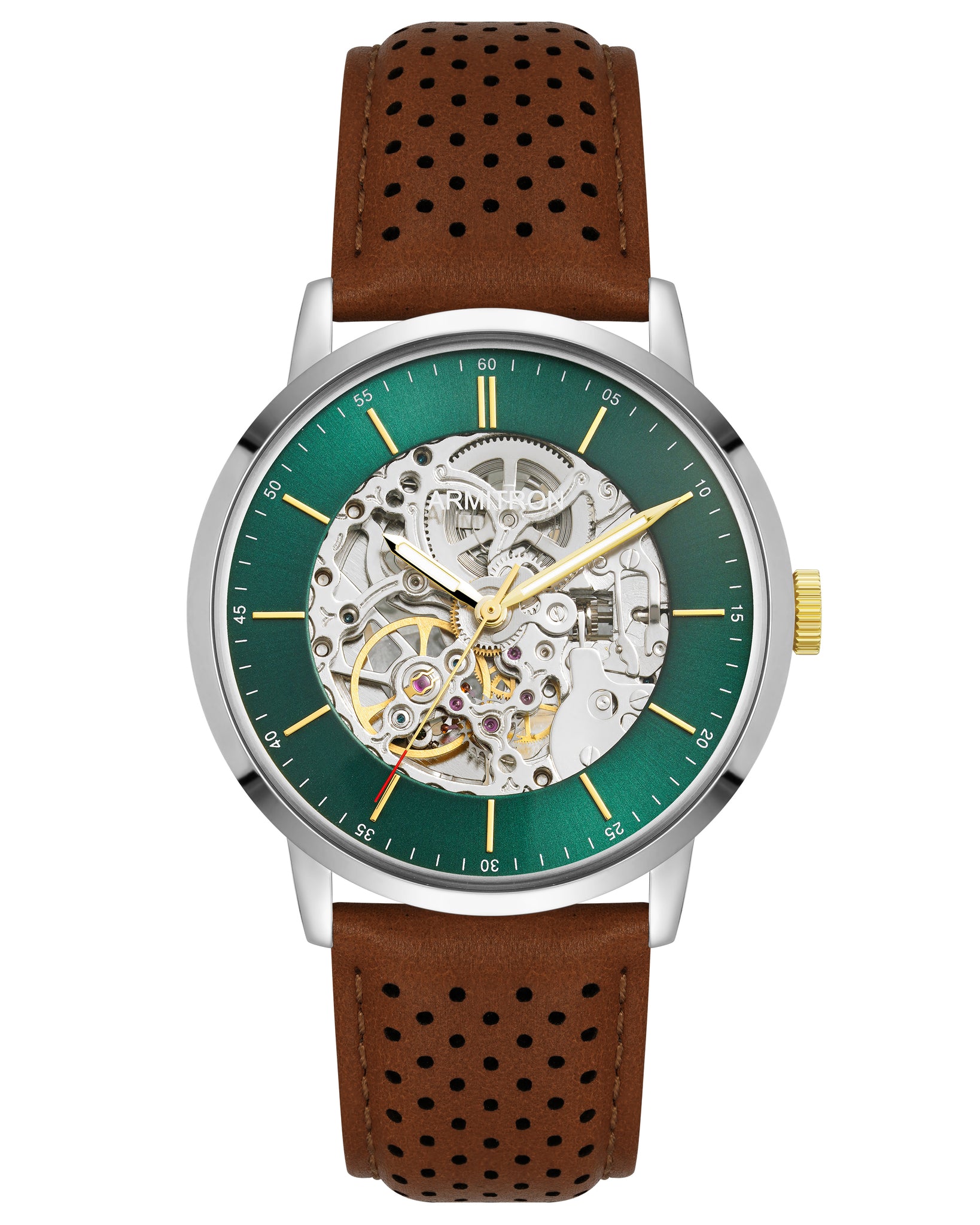 Blueprint™ | 42mm, Green/Brown | See-through Watches by Armitron