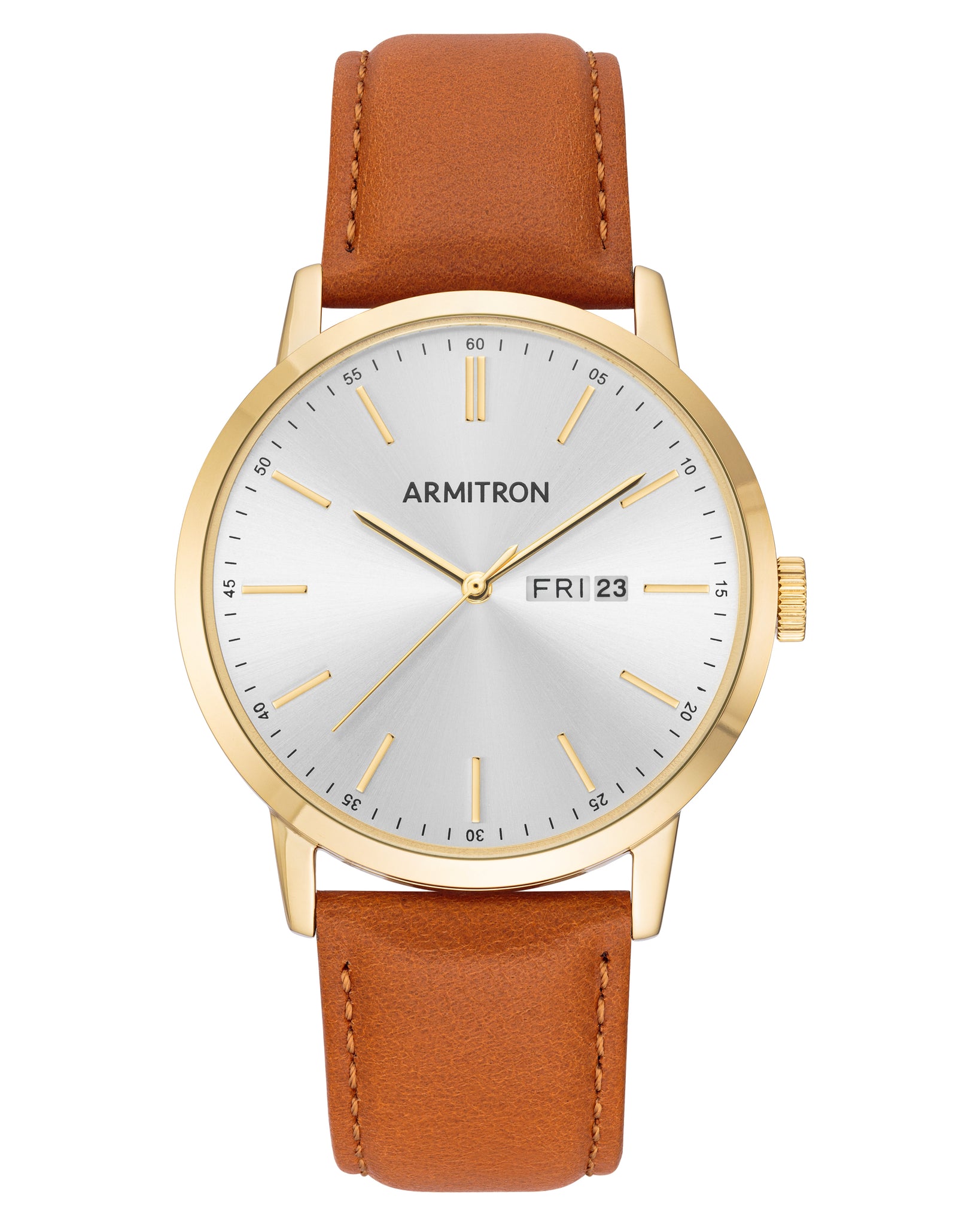 Miles™ | 42mm, Gold/Tan | Shop Watches by Armitron